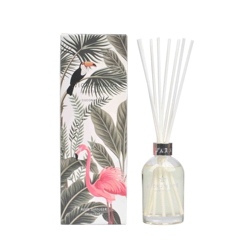 Wick2Ware Australia Reed Diffuser Coconut Lime 200ml/7.1 fl oz – DiffuserBliss.com.au